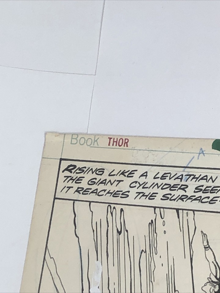 Marvel Comics Thor #231 p.6 Original Art 1974 John Buscema SIGNED! (10. ...