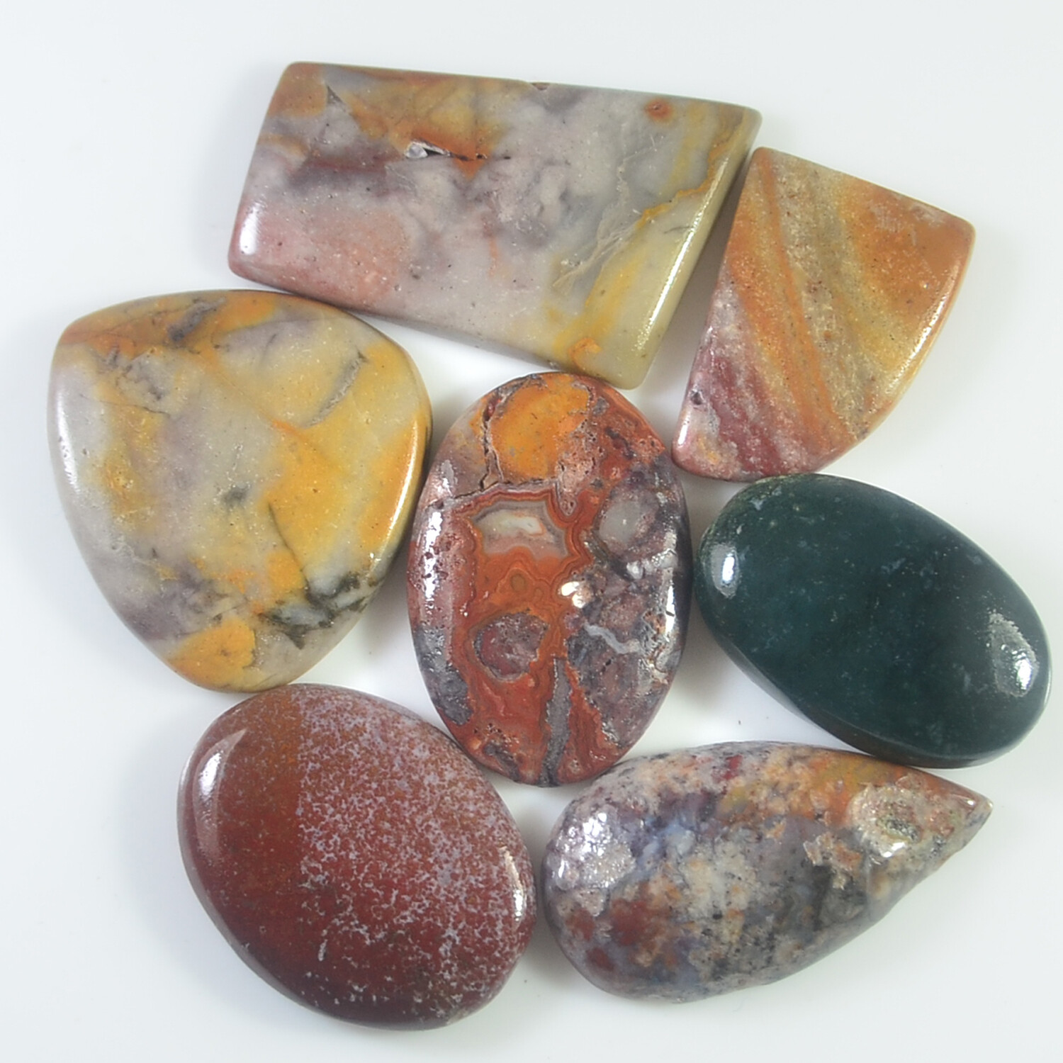 201.90 Carat Natural Agate Mixed Lots oval pear Cabochon Gemstone | eBay