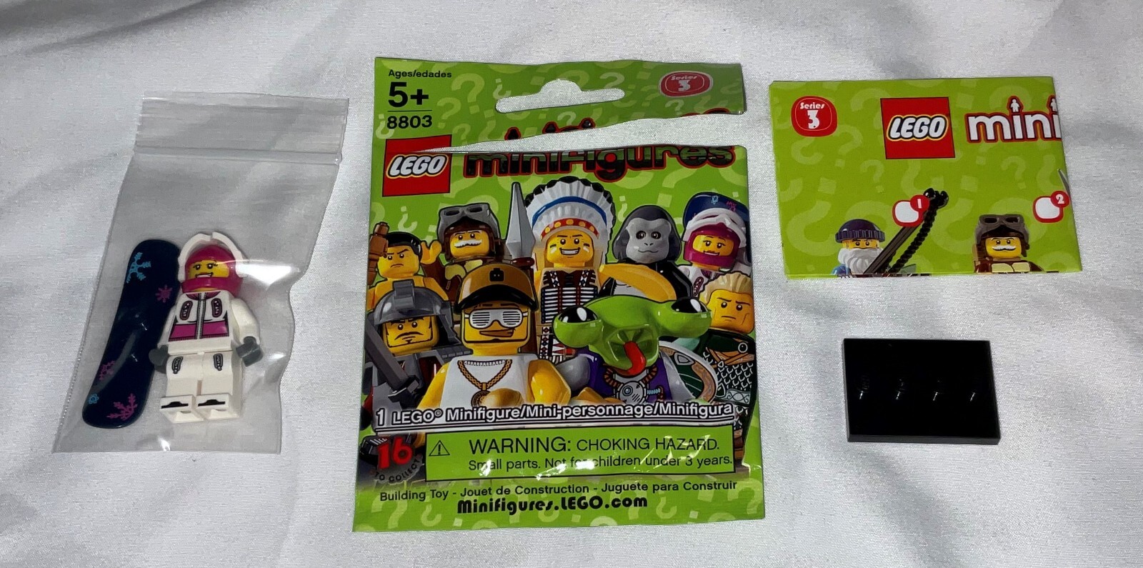 Lego Series 3 Minifigure! 8803! Snowboarder! Take a look! Nice! | eBay