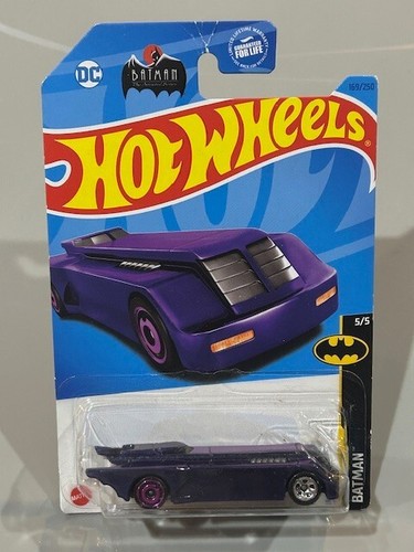 Hot Wheels Batman The Animated Series Batmobile Purple Error wrong ...