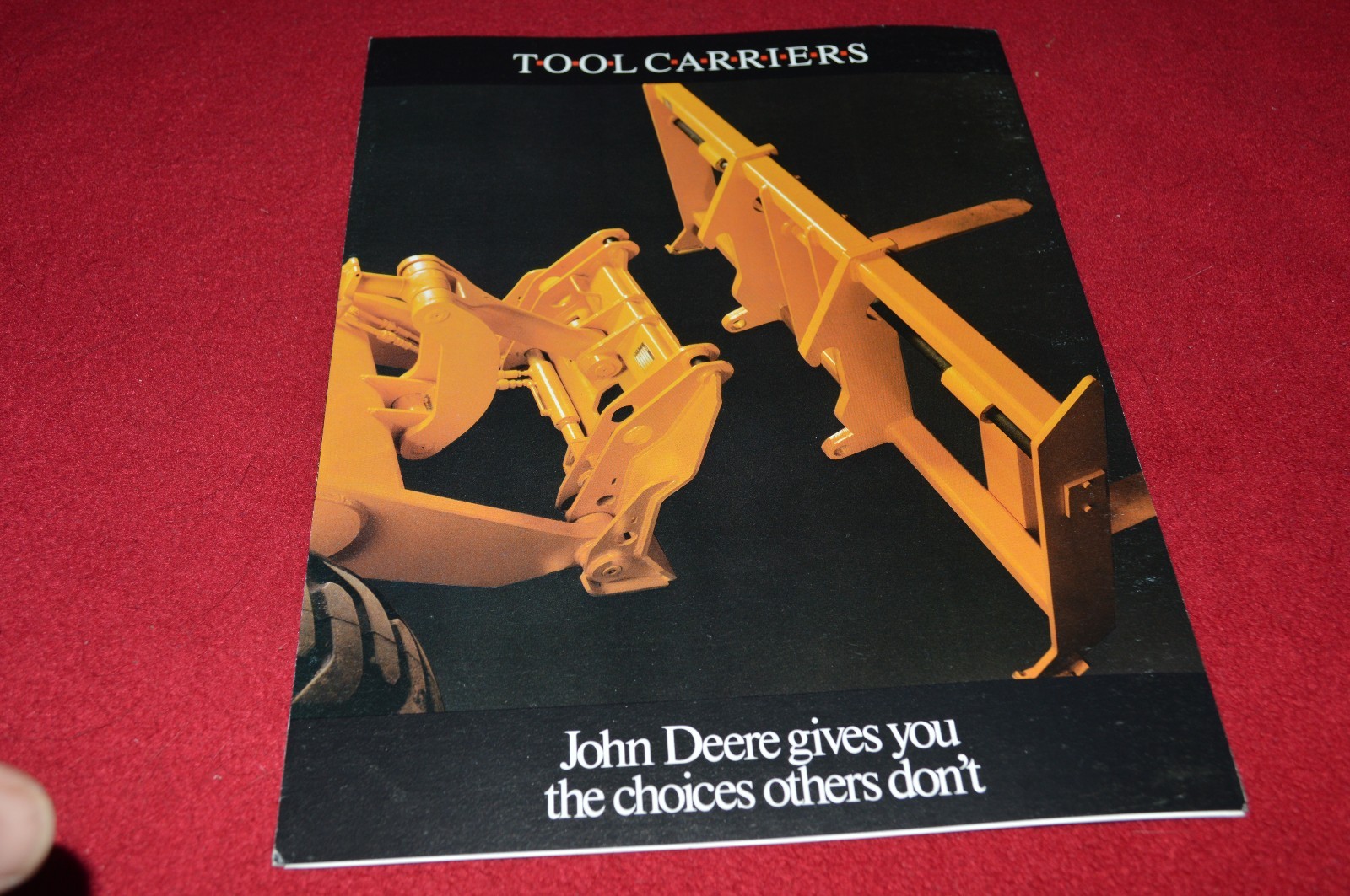 John Deere Tool Carriers Dealer's Brochure YABE14 | eBay