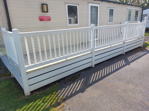 Caravan Decking 24x5ft With Steps PVS Fitrite | eBay UK