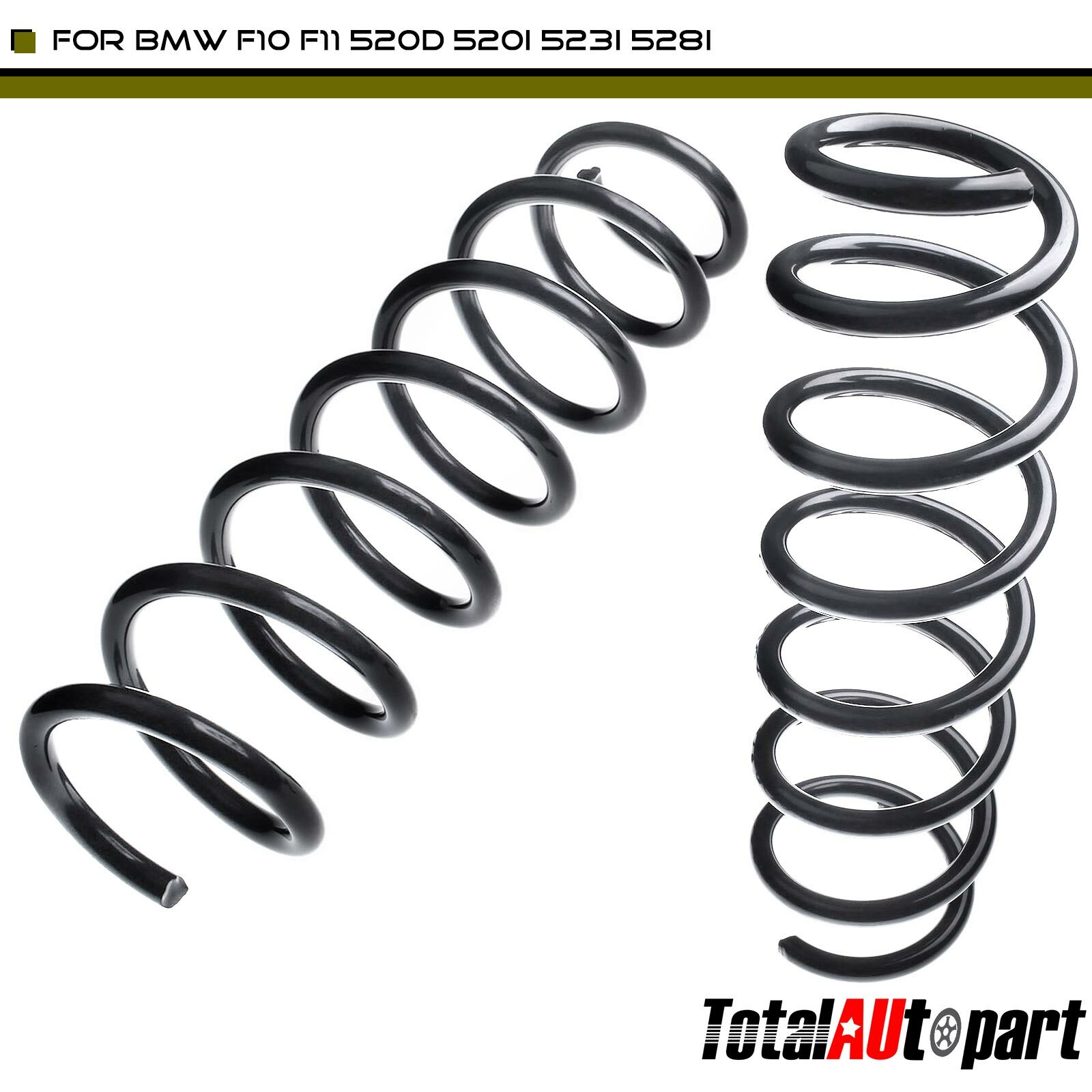 2Pcs Coil Springs for BMW 520i 2014-2016 528i 530i 10-13 F10 Front Left ...