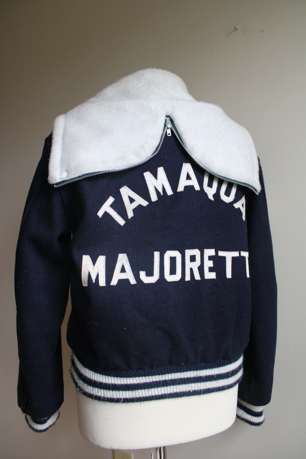 Vtg 80s 1981 Tamaqua PA Majorette 43" Letter Jacket S… - Gem