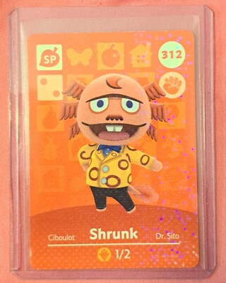 Shrunk - 312 - Animal Crossing Amiibo Card | eBay