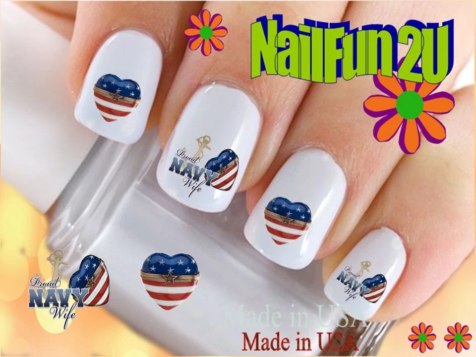 Flag Nail Designs