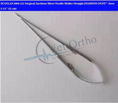 SCANLAN 6006-121 Surgical Jacobson Micro Needle Holder 8 14 (21cm) | eBay