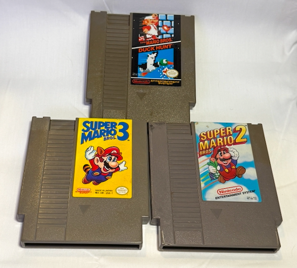 Super Mario Bros. 1, 2 & 3 - Nintendo NES - Carts Only - TESTED! | eBay