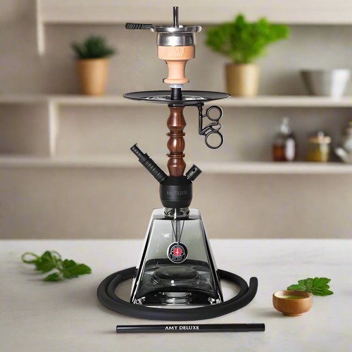 Amy Deluxe Pyrawood R- Modern European Hookah Complete Set Made in ...