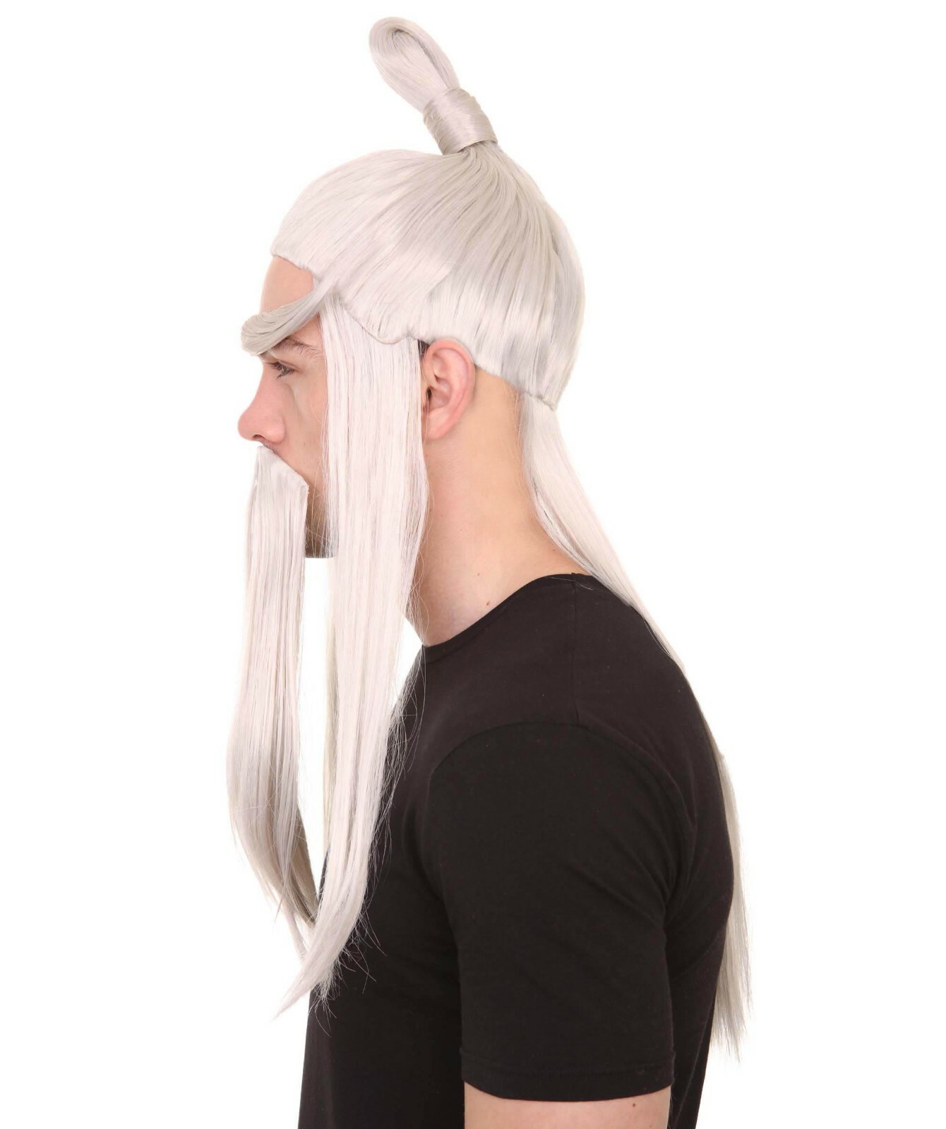 Martial Arts Master Chinese Kung Fu Manchu Mustache Beard Eyebrow Wig ...