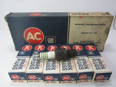AC Delco Fire Ring Spark Plug 7-Set 45XL 5569737 | eBay