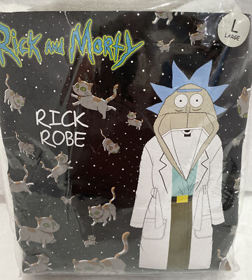 Rick and Morty Rick Sanchez Scientist Dressing Gown / Robe Size Large ...
