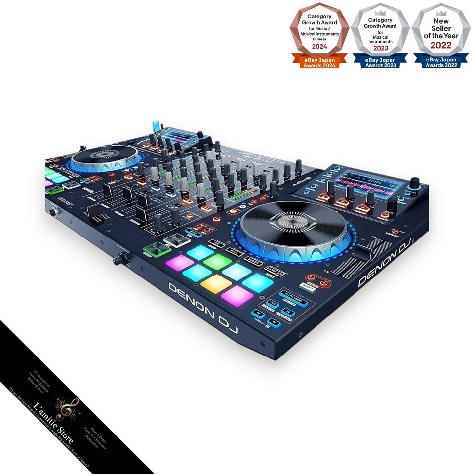 Denon MCX8000 Serato 4ch 4 Deck DJ Controller AC100-240V 4-Channel MCX ...
