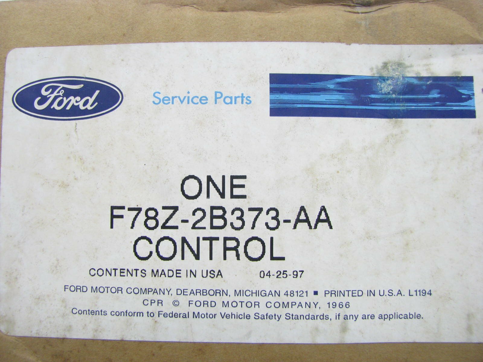 OEM ABS Control Module for 1997-1998 Ford Windstar F78z-2b373-aa for ...