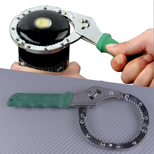 Oil Filter Wrench Heavy Duty Adjustable Car Van Removal Spanner Tool 60 ...