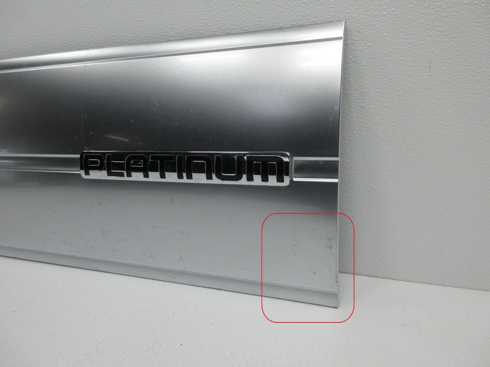 2009 2014 FORD F150 PLATINUM TAILGATE FINISH PANEL MOLDING TRIM ...
