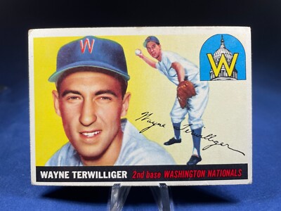1955 Topps Baseball Card Wayne Terwilliger #34 Washington Nationals | eBay