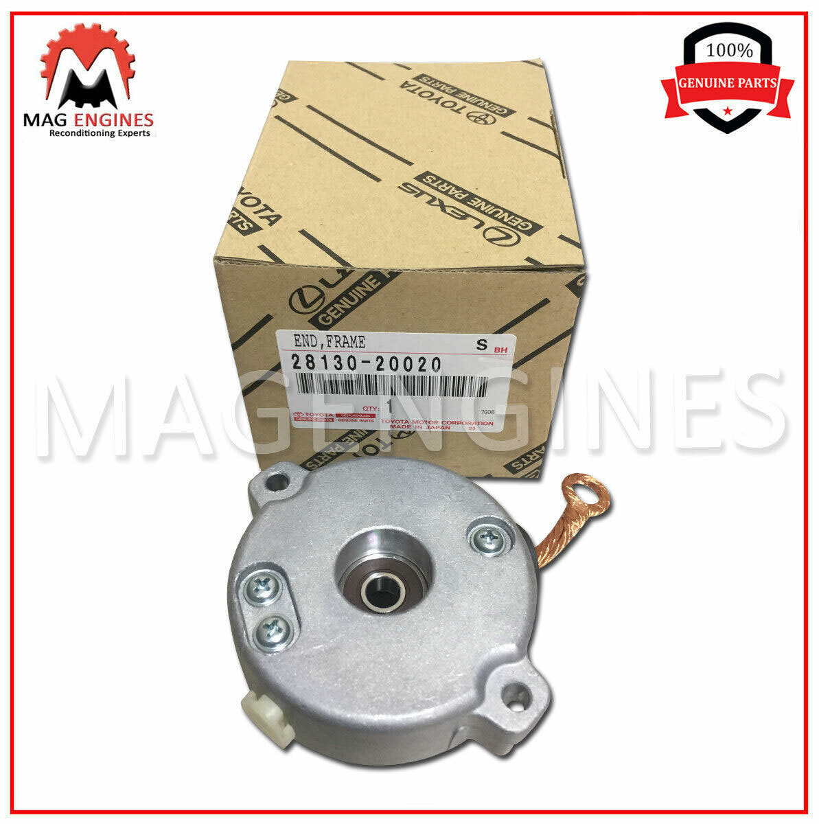 28130-20020 GENUINE OEM STARTER COMMUTATOR END FRAME ASSY 2813020020 | eBay