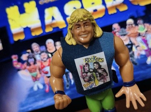 Vintage Shawn Michaels WWF Hasbro Wrestling Figure W/ Custom Rockers ...