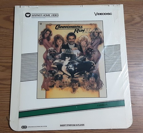 Cannonball Run II Brand New Semi-sealed CED Videodisc | eBay