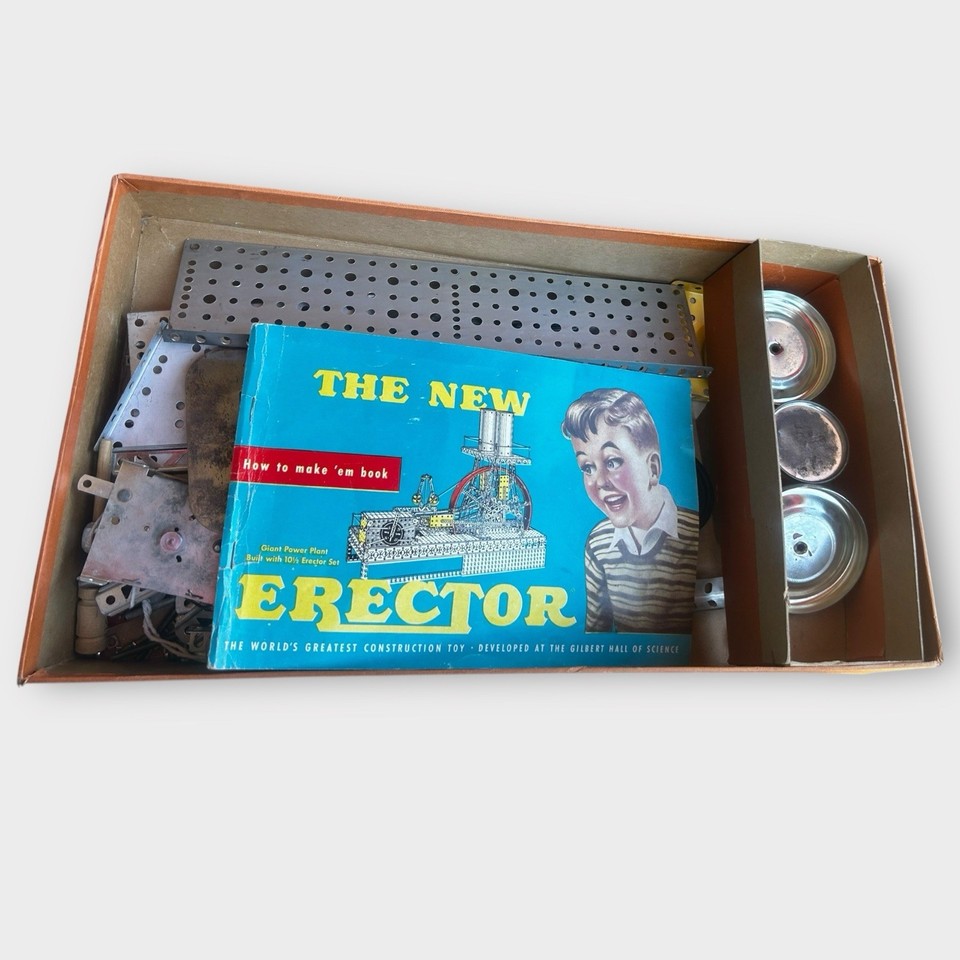 Vintage A.C. Gilbert The New Erector Set 100 Toys in One – Set ...