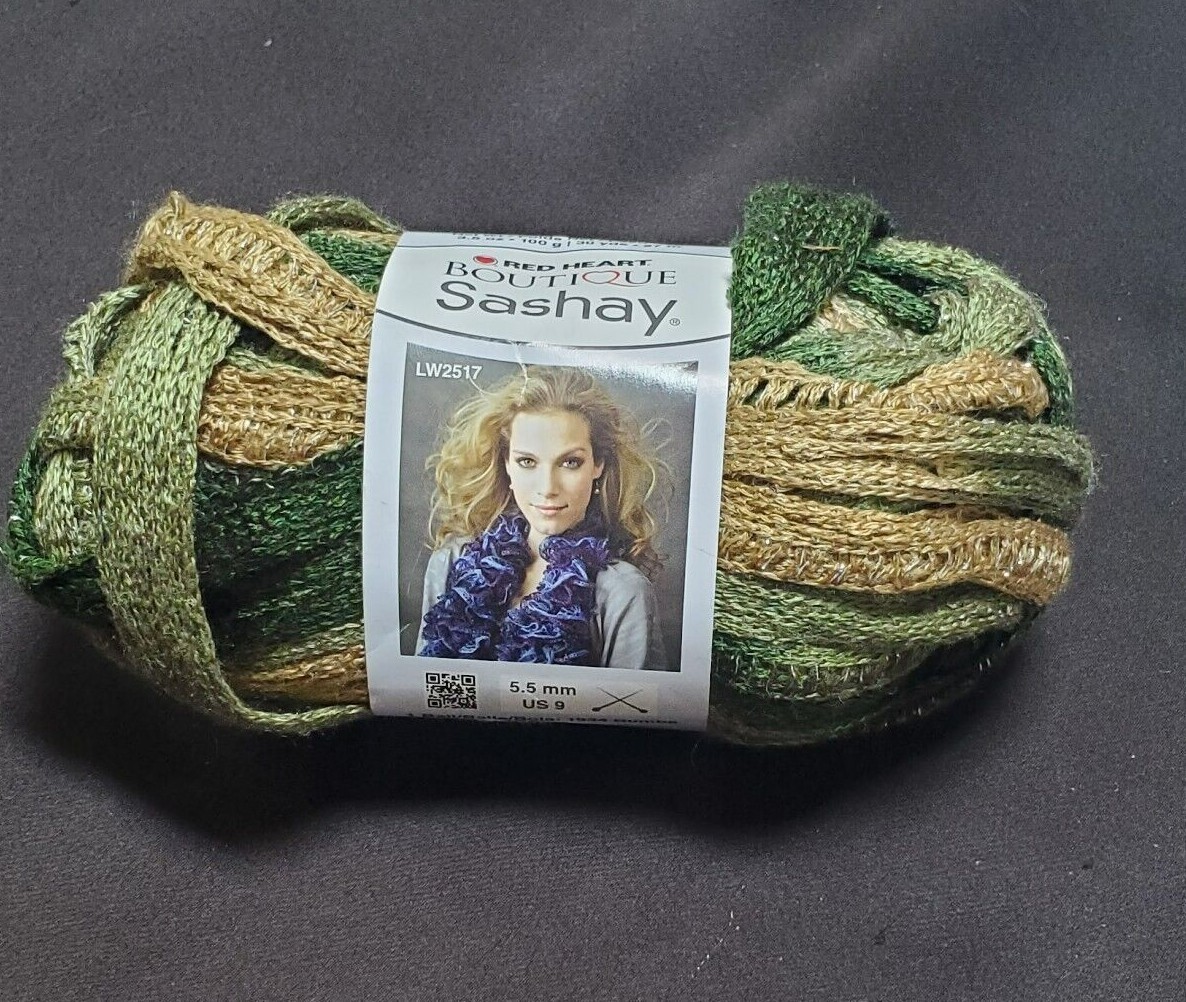 Red Heart Boutique Sashay and Sashay Sparkle Line Yarn Pick your Colors ...