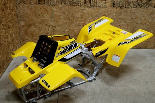 Yamaha Banshee fenders gas tank plastic grill graphics BLACK & YELLOW ...