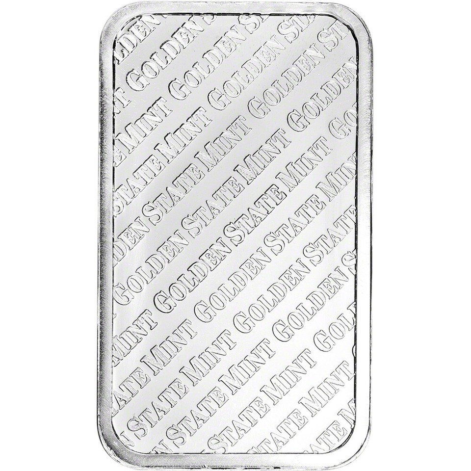5 oz. Golden State Mint Silver Bar .999 Fine | eBay