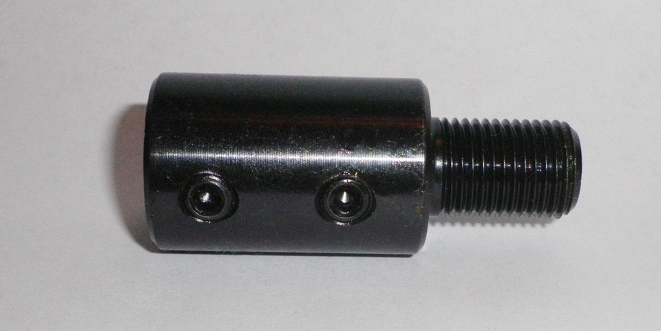 Fits Shopsmith Lathe Spindle Adapter 1/2"-20 Threads 5/8" Smooth Motor ...