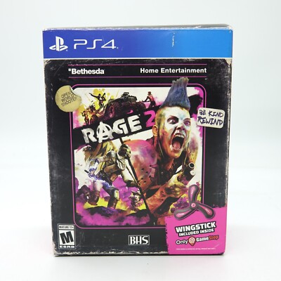 Rage 2 (Playstation 4 PS4 2019)CIB GameStop Only Exclusive With ...