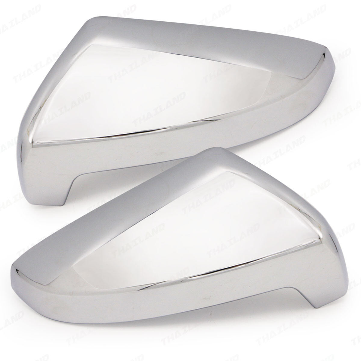 Chrome L+R Side Mirror Cover Trim Fits Mazda/Isuzu BT-50 D-Max V-Cross ...