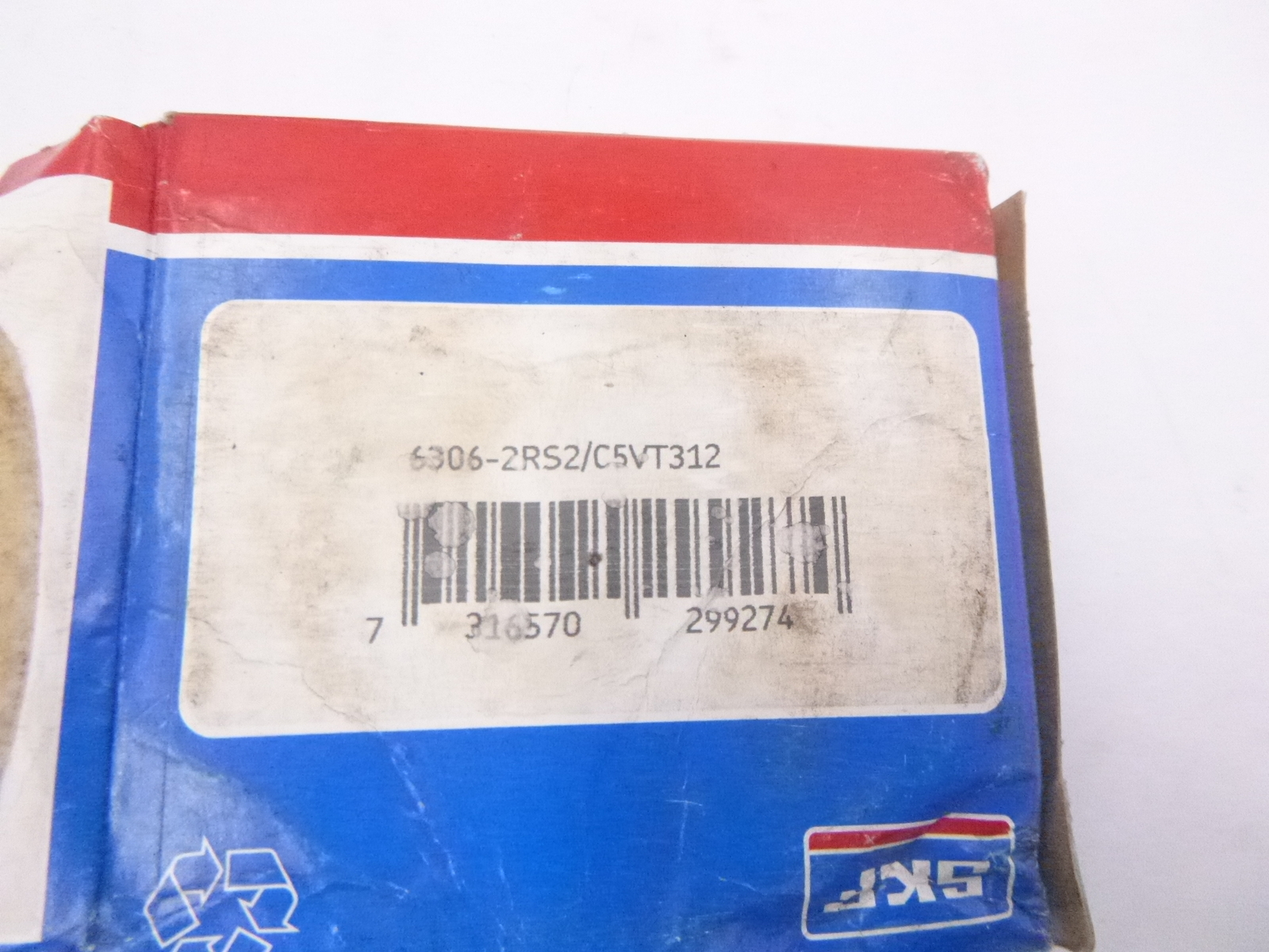 SKF 6306-2rs2/c5vt312 Single Row Ball Bearing 5566505 for sale online ...