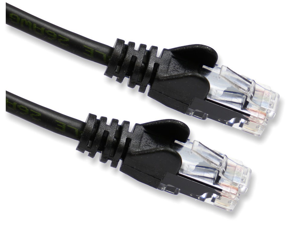 Ethernet Network Cable RJ45 Internet LAN Patch LEAD Cat5e Snagless ...