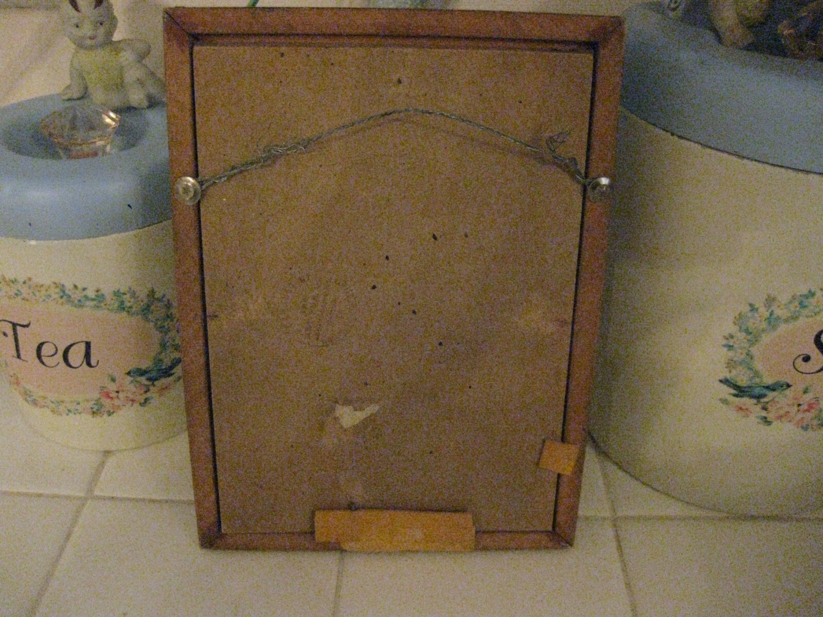 BEAUTIFUL VINTAGE 1930 MOTHER BUZZA STYLE MOTTO POEM FRAMED ART DECO ...