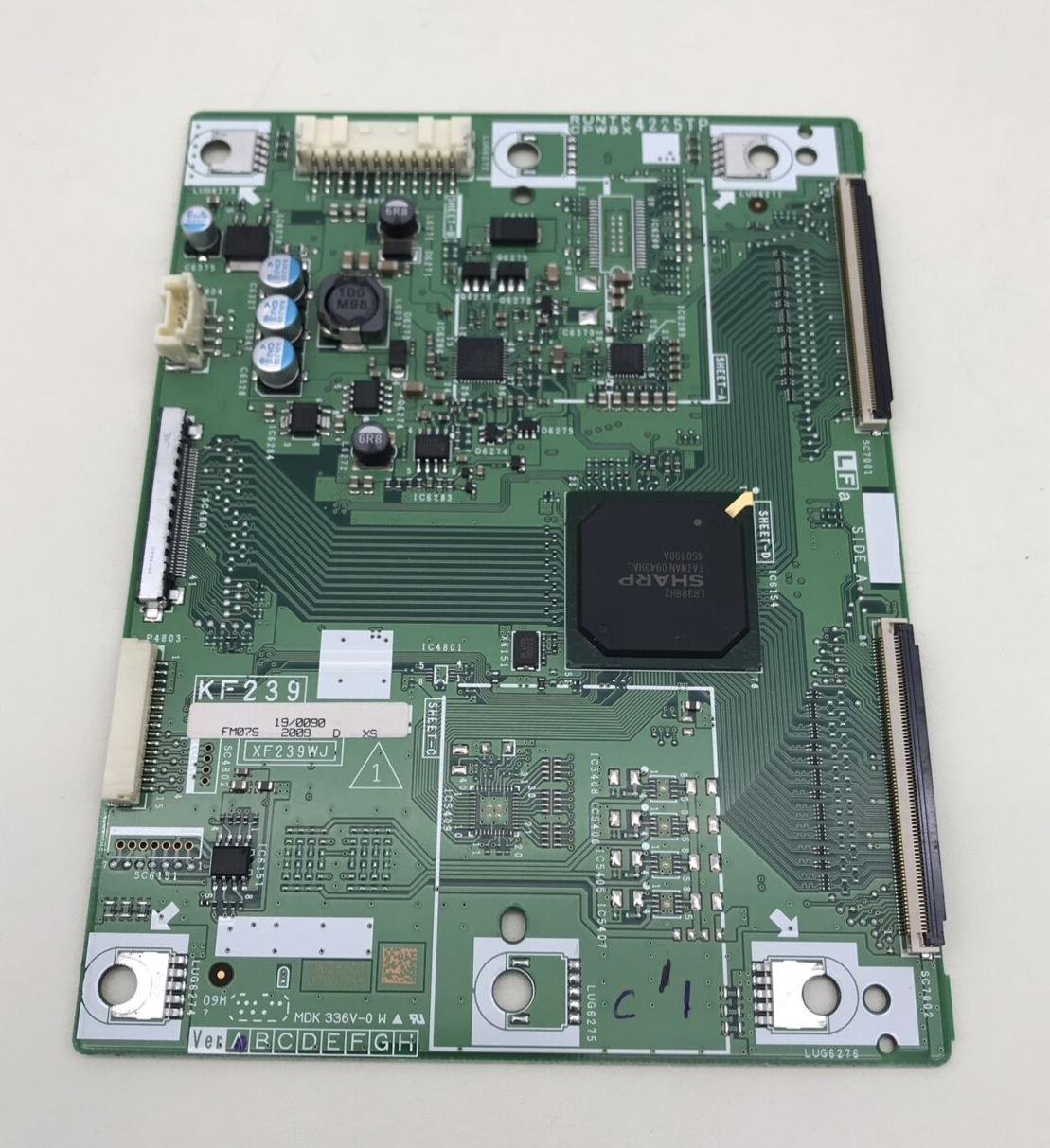 Sharp LC-60E77UN 60" LCD TV Board RUNTK CPWBX 4225TP | eBay