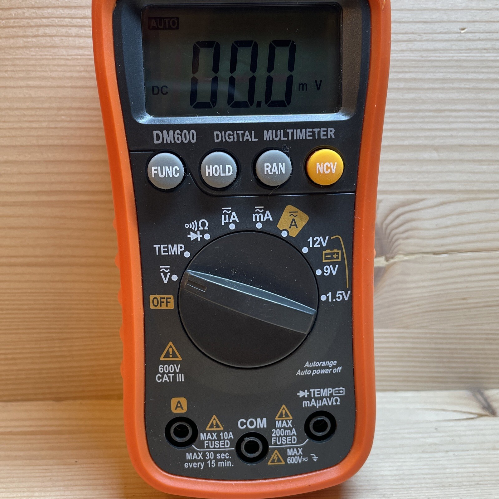 AMES INSTRUMENTS DM600 64014-Compact Digital Multimeter Missing Battery ...