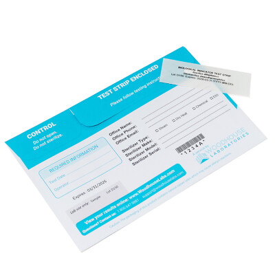 Spore Testing Service 4 Mail in Spore Strips for Testing Autoclaves ...