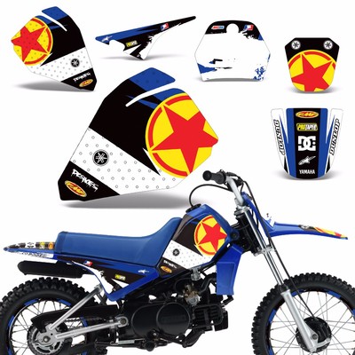 Decal Graphic kit for Yamaha PW 80 Dirt Bike MX Motocross Deco PW80 ...