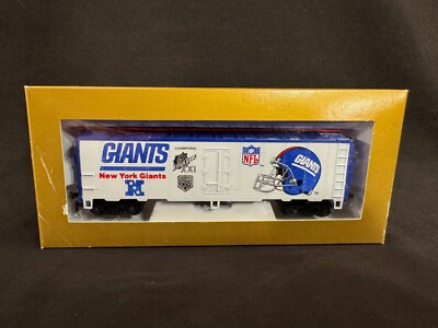 MANTUA NFL SUPER BOWL EXPRESS NEW YORK GIANTS TRAIN CAR HO SCALE BOXCAR ...