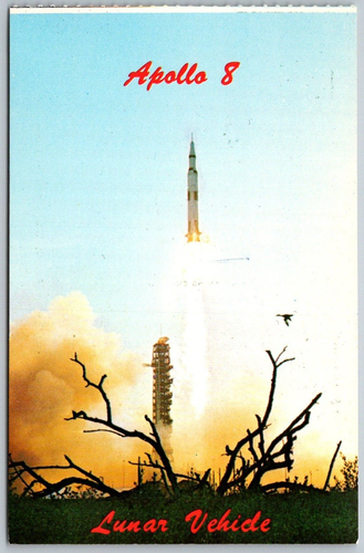Kennedy Space Center Florida 1960s Postcard NASA Launch Of Apollo 8 to ...