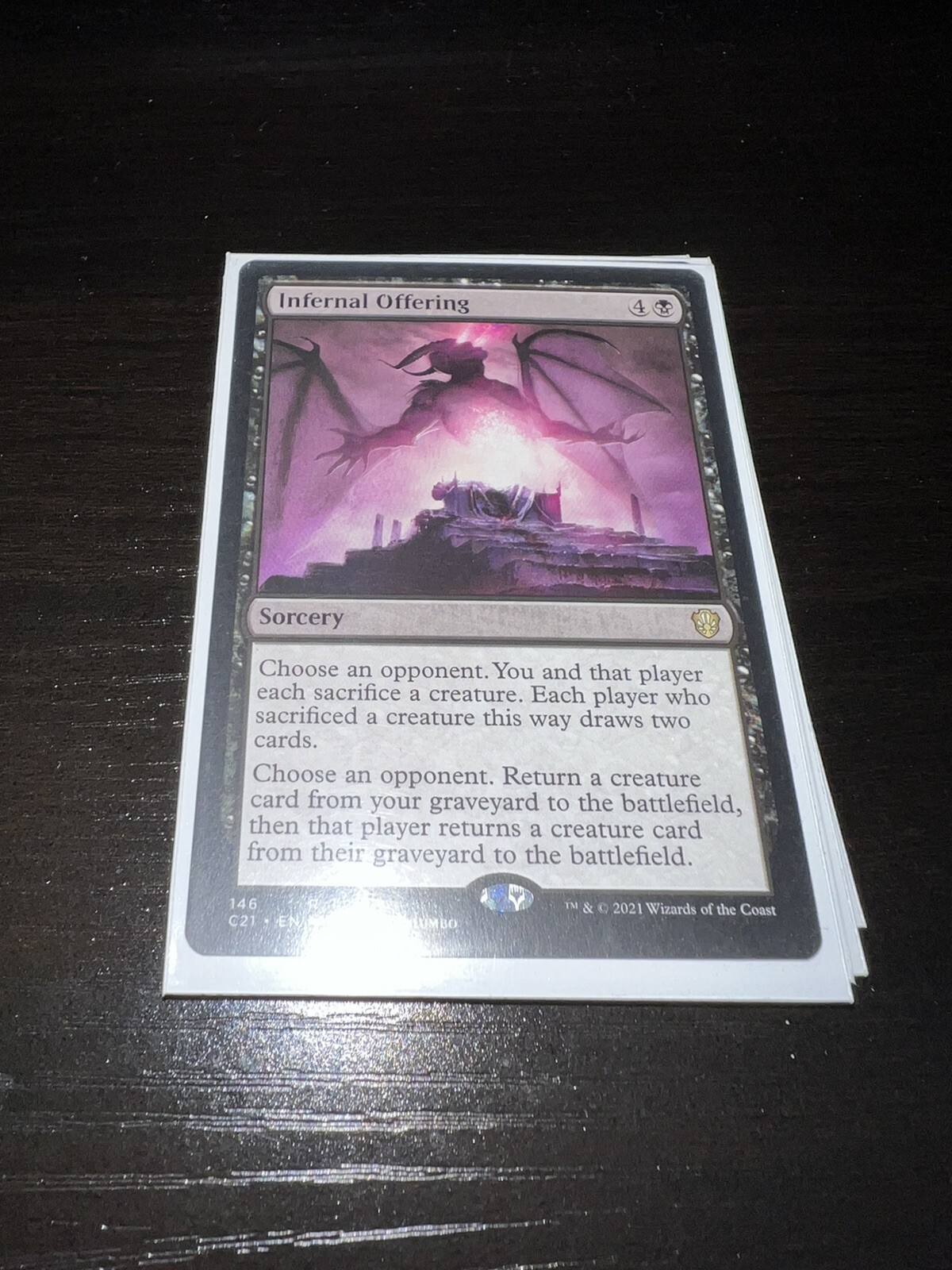 Mtg Singles - Infernal Offering - Commander 2021 - Rare - LP | eBay