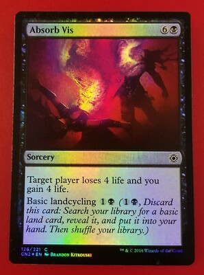 1x Absorb Vis | FOIL | Conspiracy Take the Crown | MTG Magic Cards | eBay