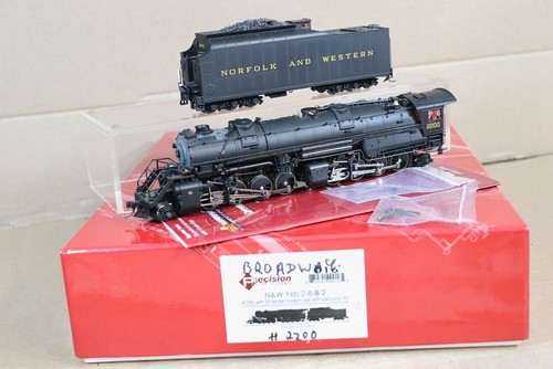 PRECISION CRAFT MODELS DCC SOUND NORFOLK & WESTERN 2-8-8-2 CLASS Y6B ...