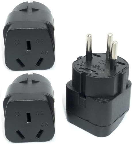 Australian/New Zealand to Israel Travel Plug Adaptor, 3-pin AUS/China ...