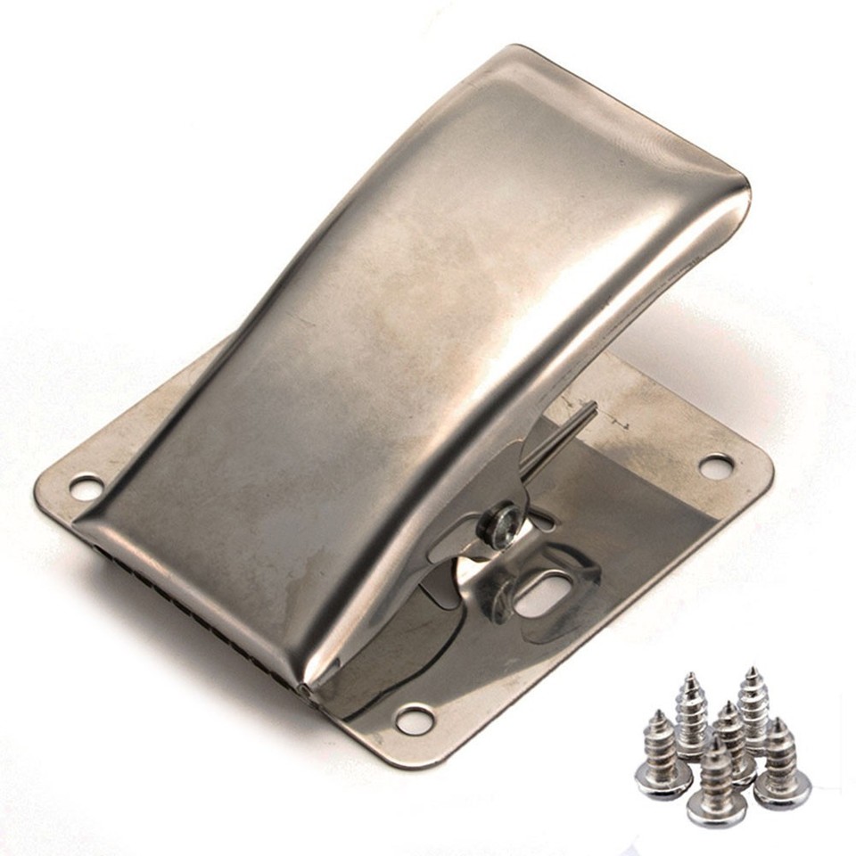 Stainless Steel Fishtail Clip Board Clamp Clip Fillet Fish Fishtail Kit ...