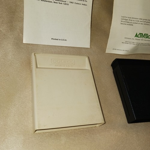 Atari 2600 Video Game Lot Activision Pitfall & Mouse Trap w Manuals Vtg ...