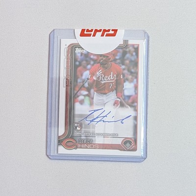 2025 MLB Topps Series 1 - Flagship Real One Autographs Rece Hinds #217 ...