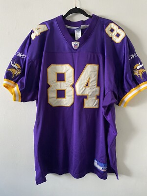 Authentic Throwback Randy moss Minnesota Vikings jersey 54 XXL HOF | eBay