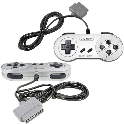 Pack Of 2 Replacement Gamepad Controllers For SNES FC-Twin Game Systems ...