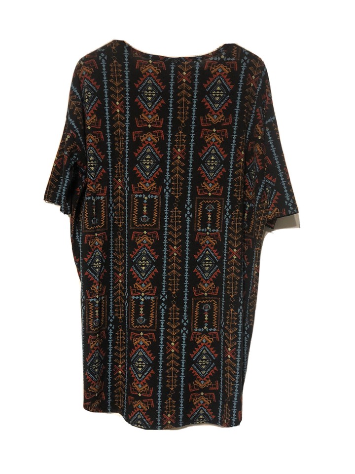 Lularoe Irma Women’s Size Small Short Sleeve Mosaic Geometric Tunic ...